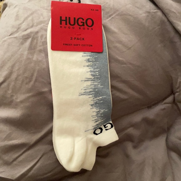 Hugo Boss | Underwear & Socks | Hugo Boss White Socks | Poshmark
